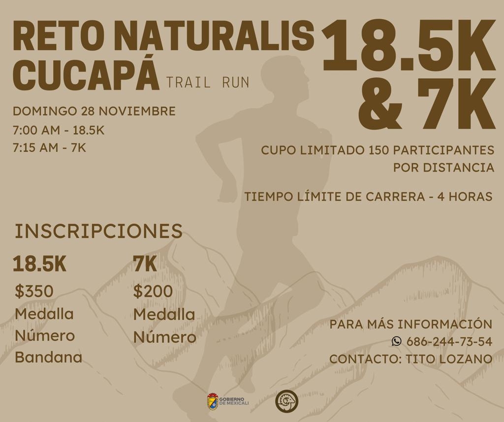 RockTheSport | RETO NATURALIS CUCAPA TRAIL RUN | 2021 | Mexicali Baja ...