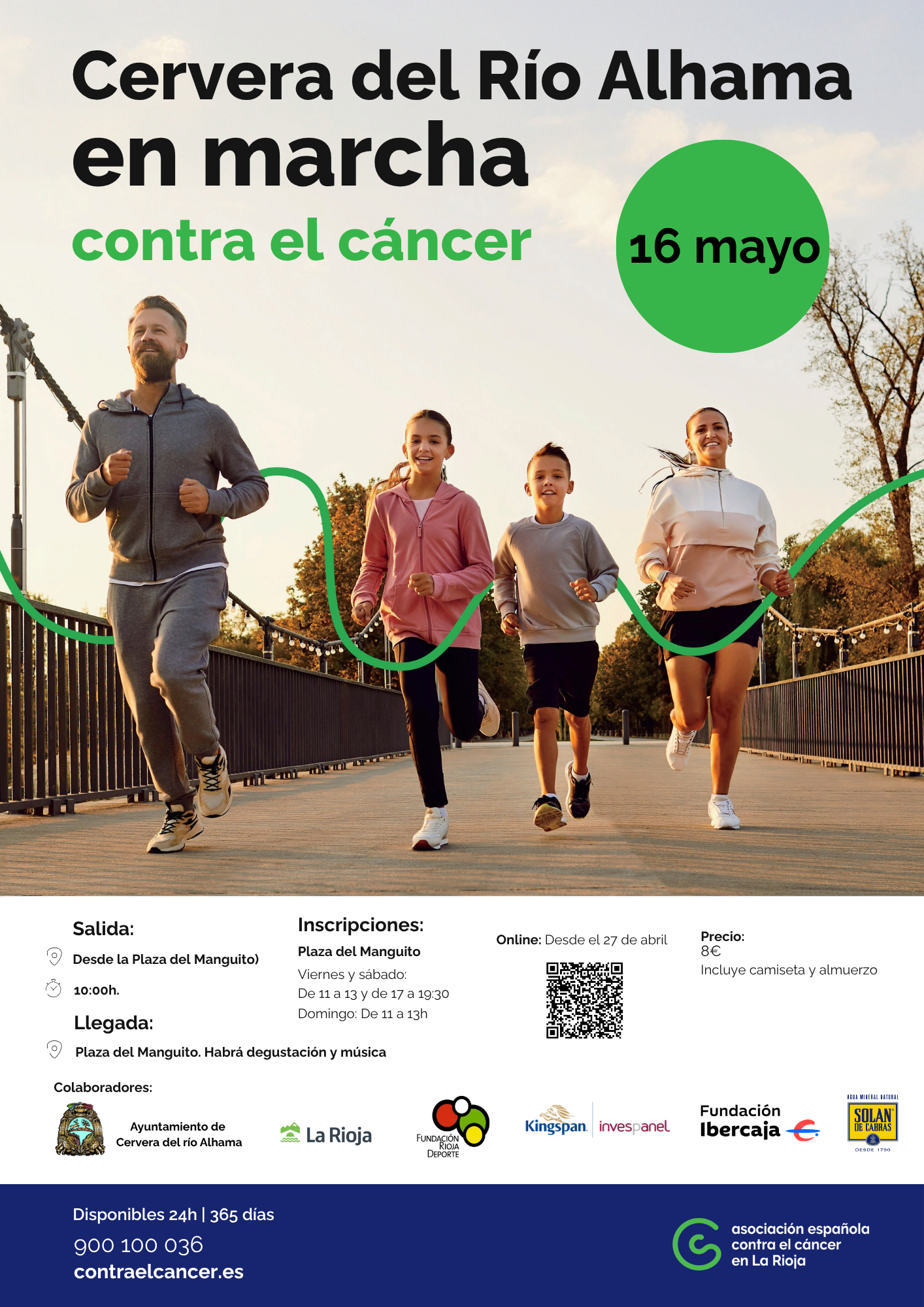 CERVERA EN MARCHA CONTRA EL CÁNCER 2026 in cervera del rio alhama on ...
