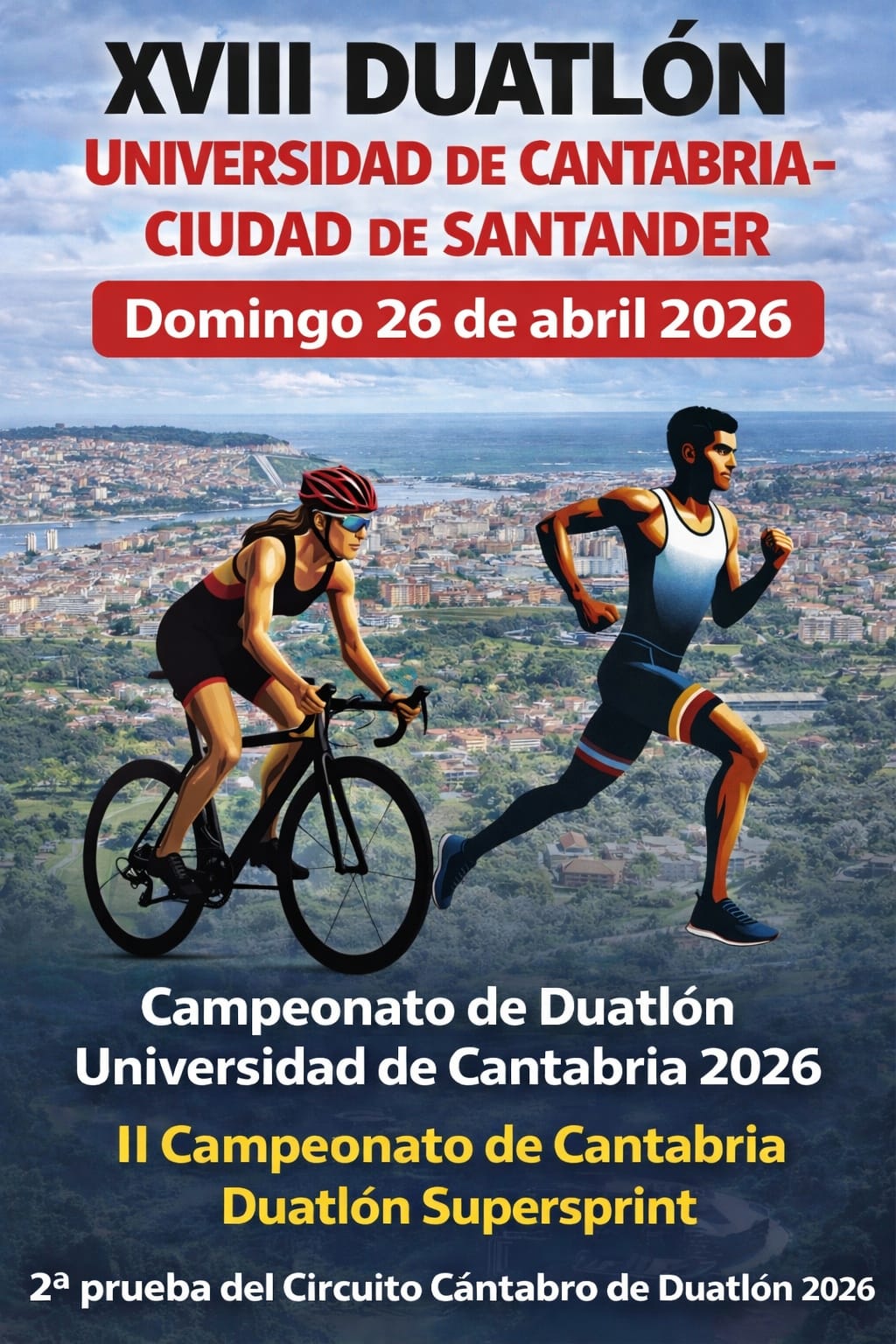 XVIII DUATLÓN UNIVERSIDAD DE CANTABRIA CIUDAD DE SANTANDER 2026 in c ...